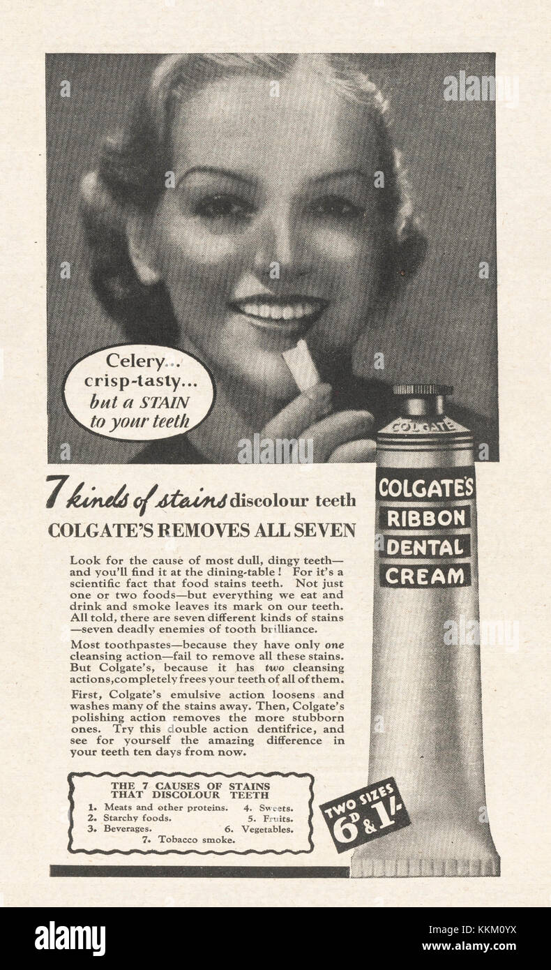 Toothpaste ad hi-res stock photography and images - Alamy