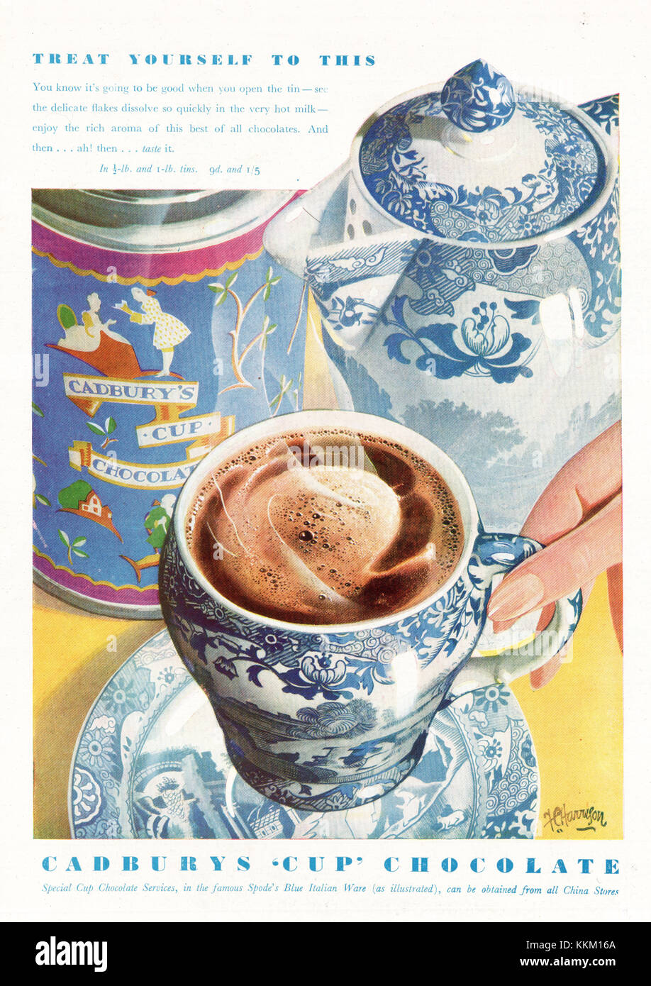 Magazine advert chocolate Cut Out Stock Images & Pictures - Alamy