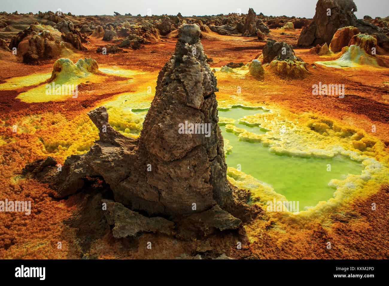 Visiting the hottest place on earth, Danakil Depression, Ethiopia Stock ...