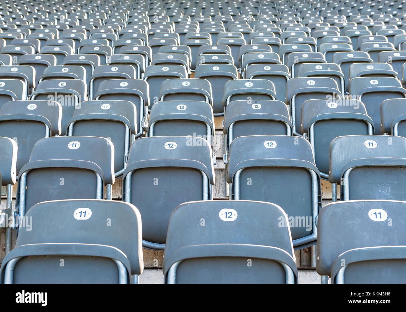 Seats rows at the stadium Stock Photo - Alamy