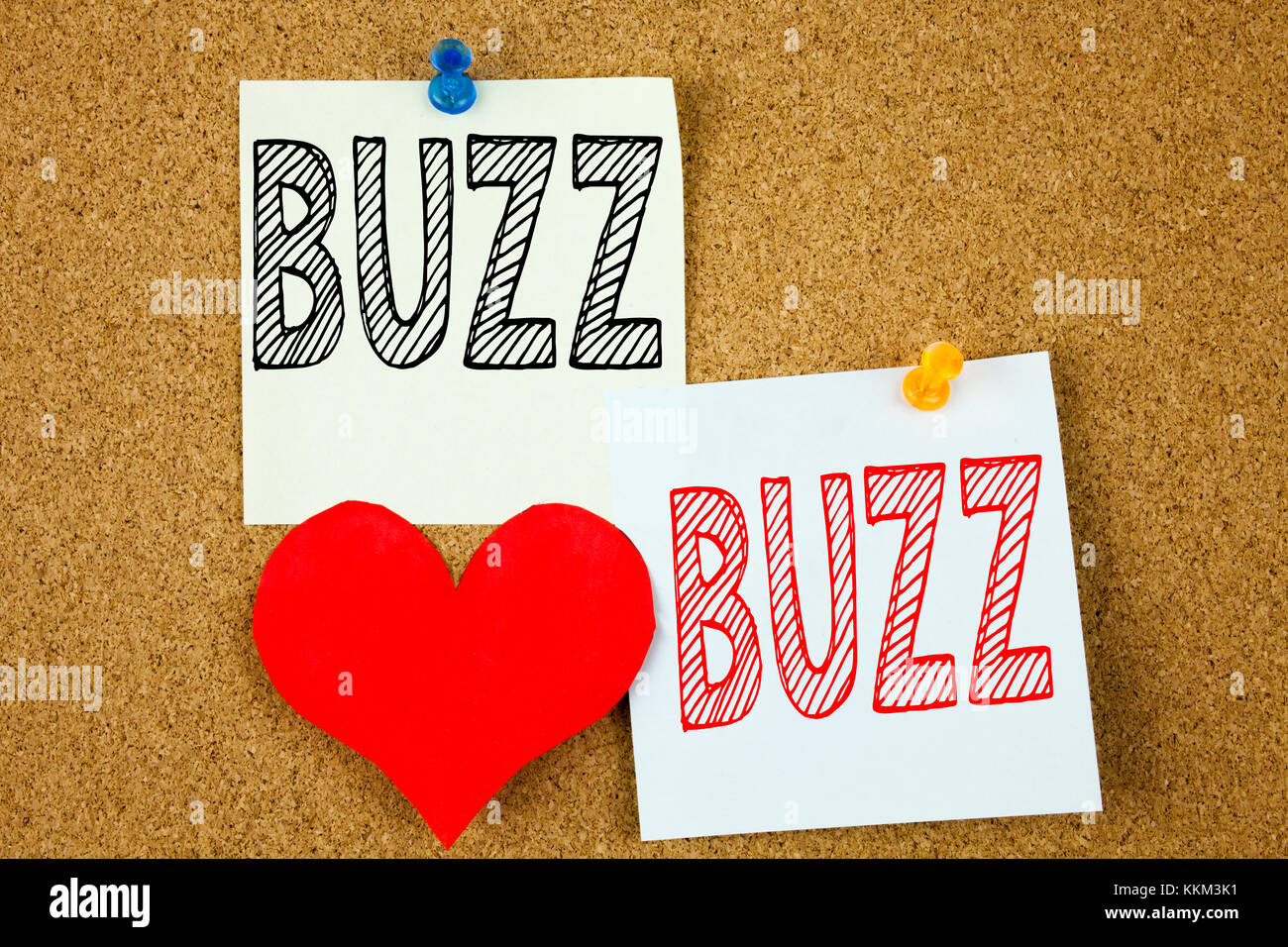 Conceptual hand writing text caption inspiration showing Buzz concept ...