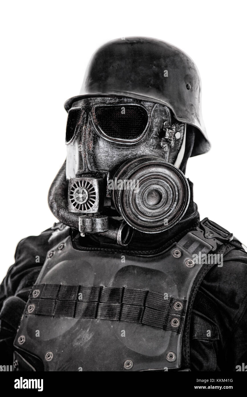 Futuristic nazi soldier studio shot Stock Photo - Alamy