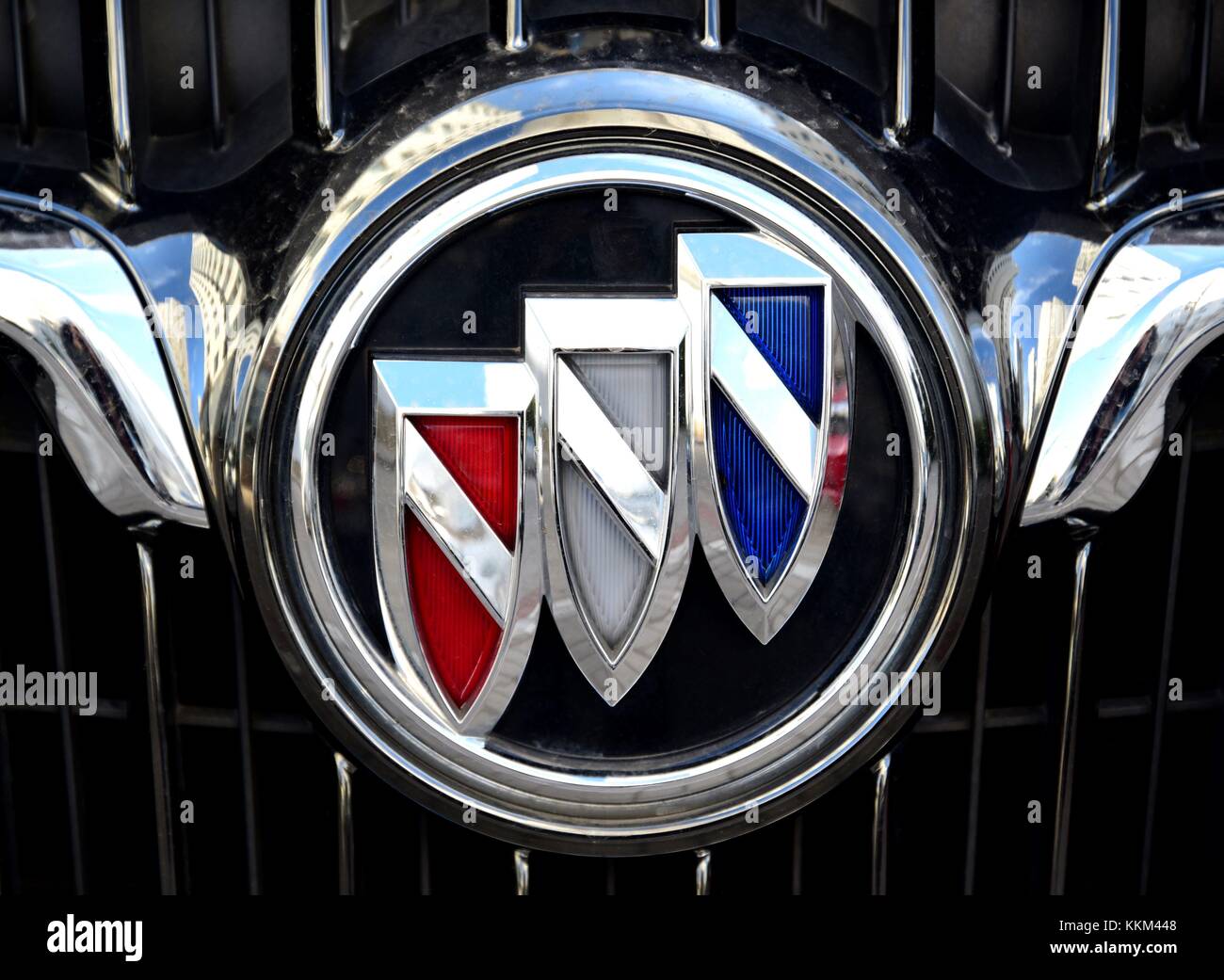 The emblem of a Buick in Xi'an (China), 04 October 2017. | usage ...