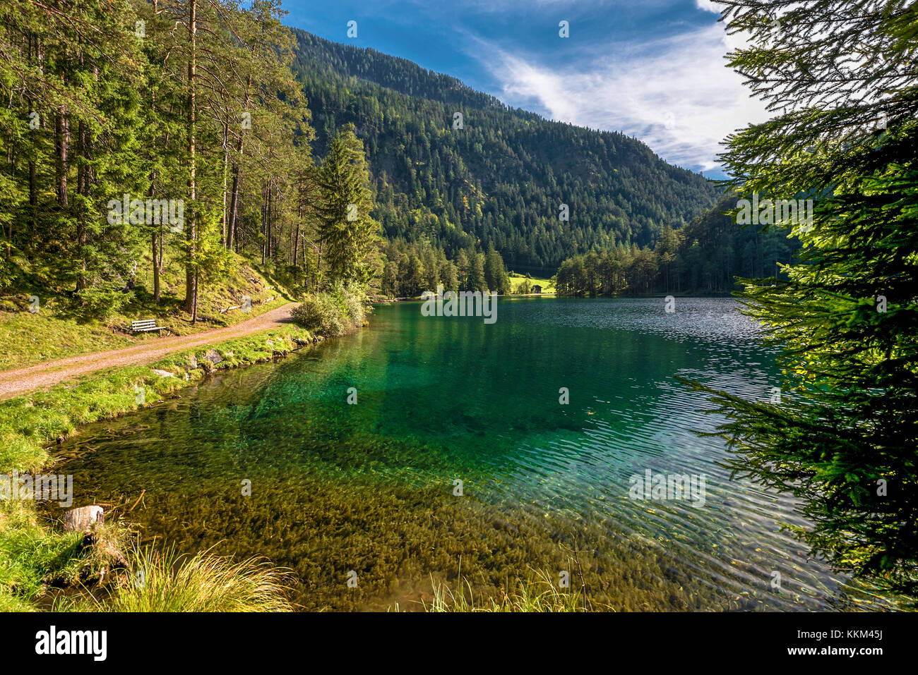 Autumn beauty of Tyrol lakes. Austria Stock Photo - Alamy