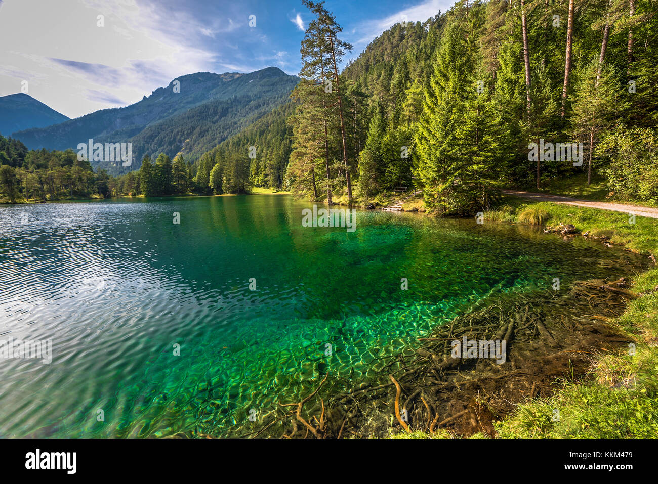 Autumn beauty of Tyrol lakes. Austria Stock Photo - Alamy