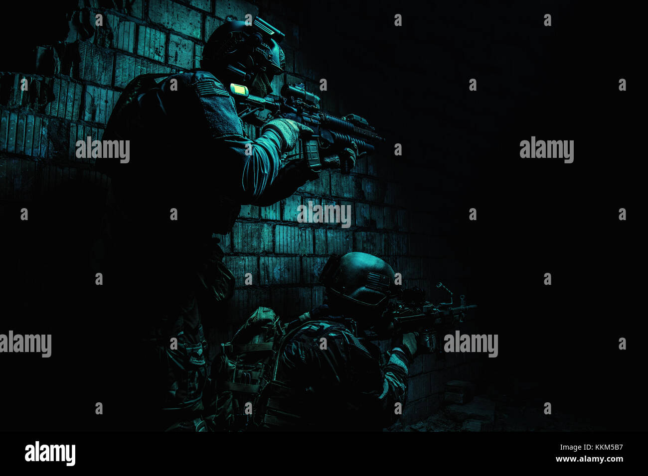 Covert operation under cover of darkness Stock Photo - Alamy