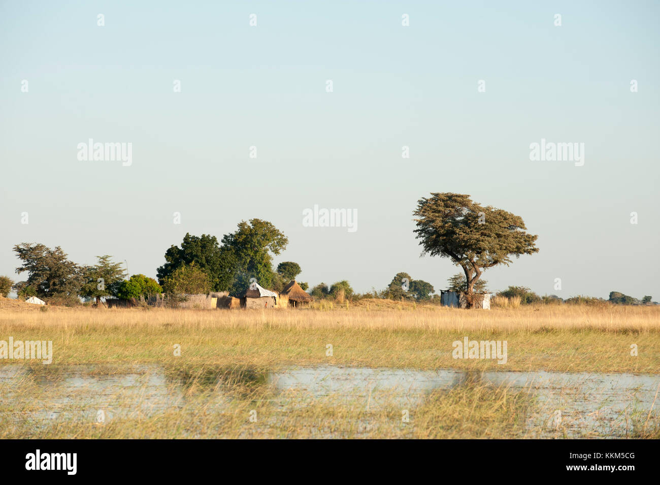 Botswana village hi-res stock photography and images - Alamy