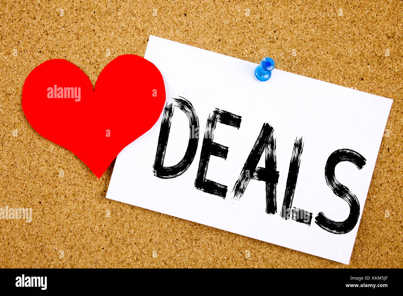 Conceptual hand writing text caption inspiration showing Deals concept ...