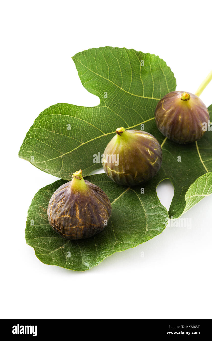 Fresh figs isolated on white background Stock Photo - Alamy