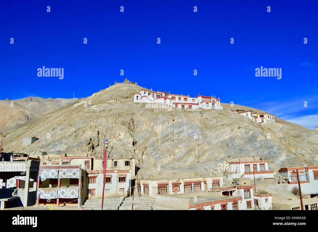 Buddhist Monastery in Ladakh Stock Photo - Alamy