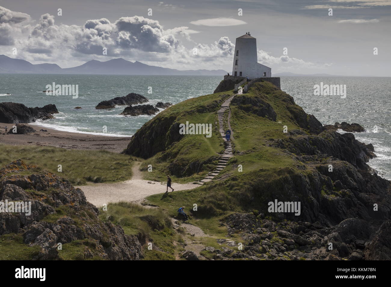 Wales Twr Mawr Lighthouse High Resolution Stock Photography and Images ...