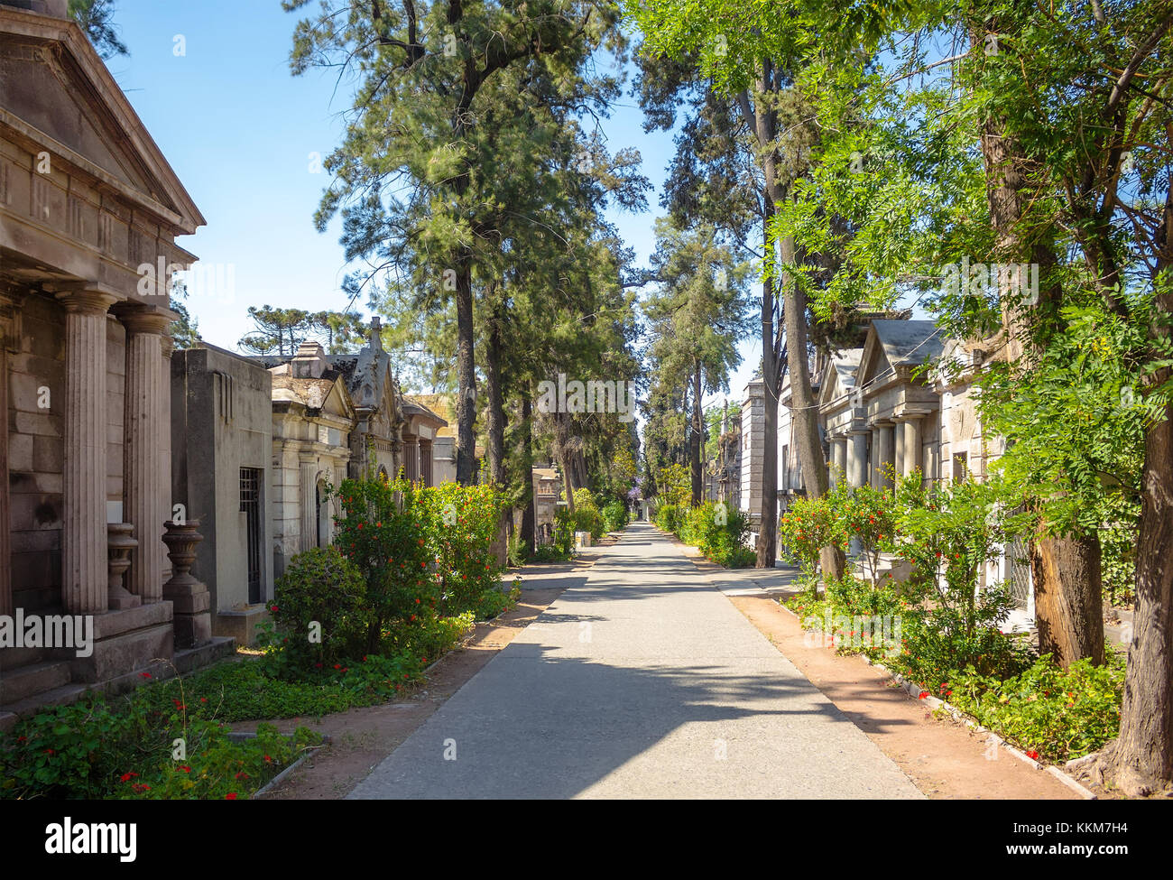 Santiago General Cemetery (Cementerio General de Santiago), Chile Stock ...