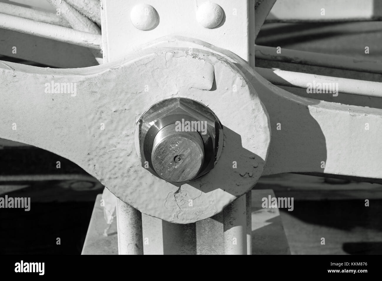 Bolt on bridge superstructure Stock Photo - Alamy