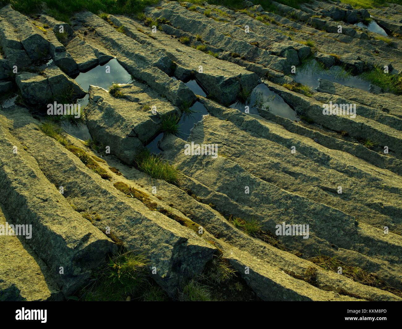 Basalt formation at the hirtstein hi-res stock photography and images ...