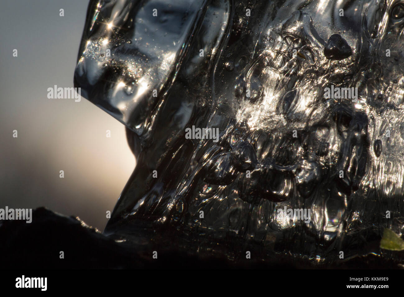 Ice structure, close-up Stock Photo - Alamy