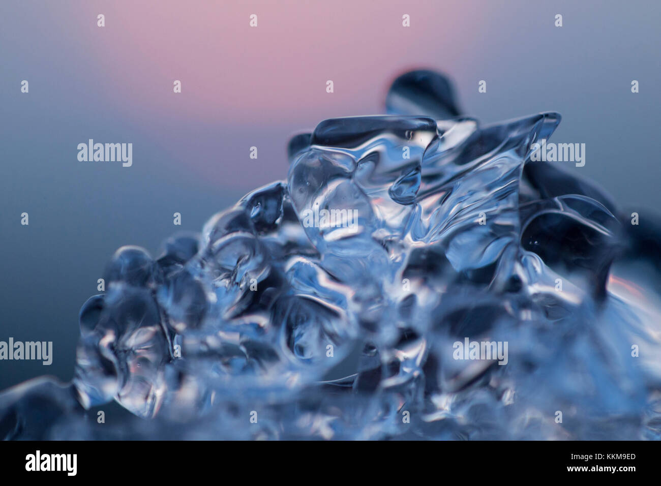 Ice structure, close-up Stock Photo - Alamy