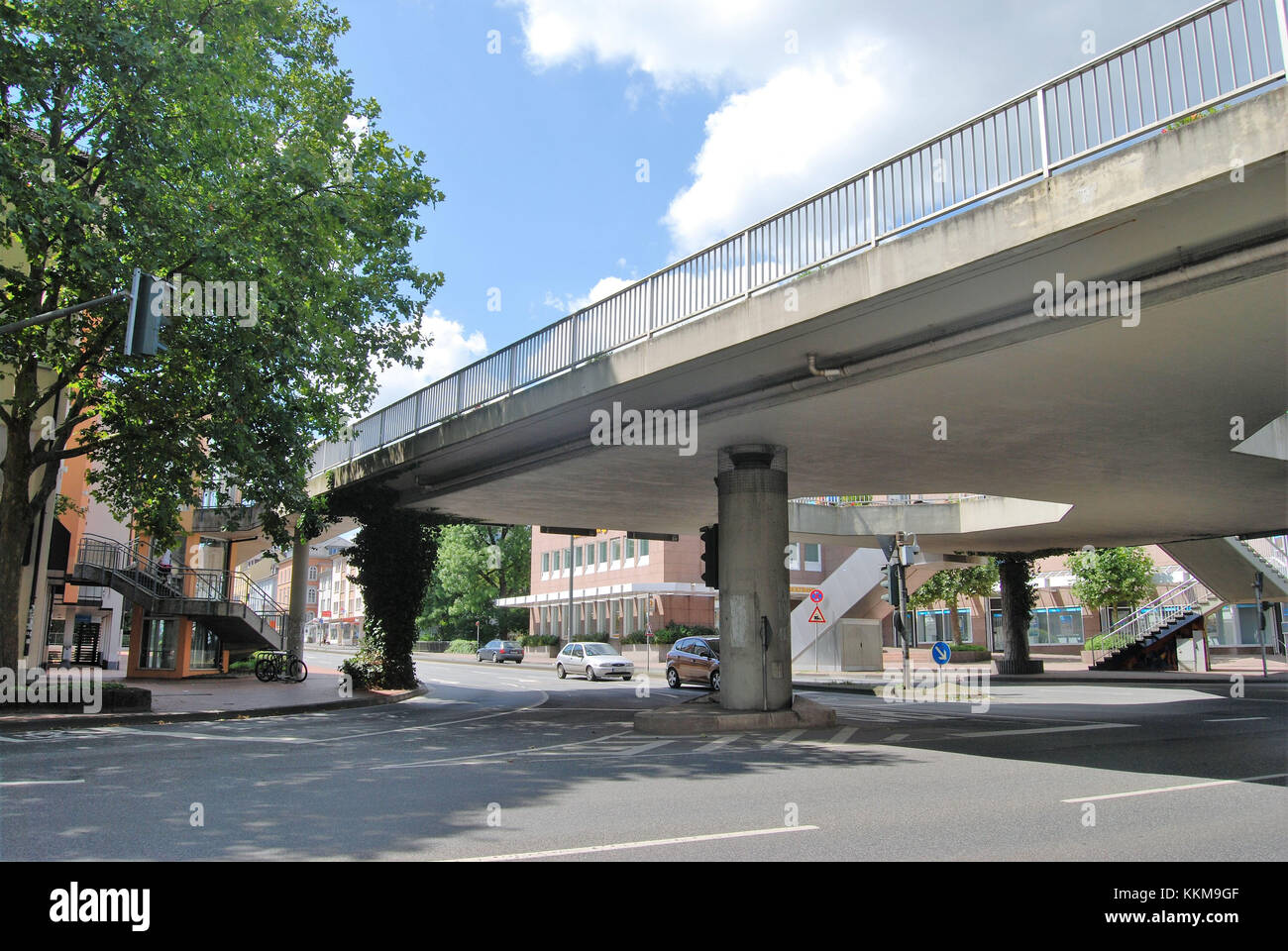 The so-called 'elephant's loo' is a pedestrian's overpass at the ...