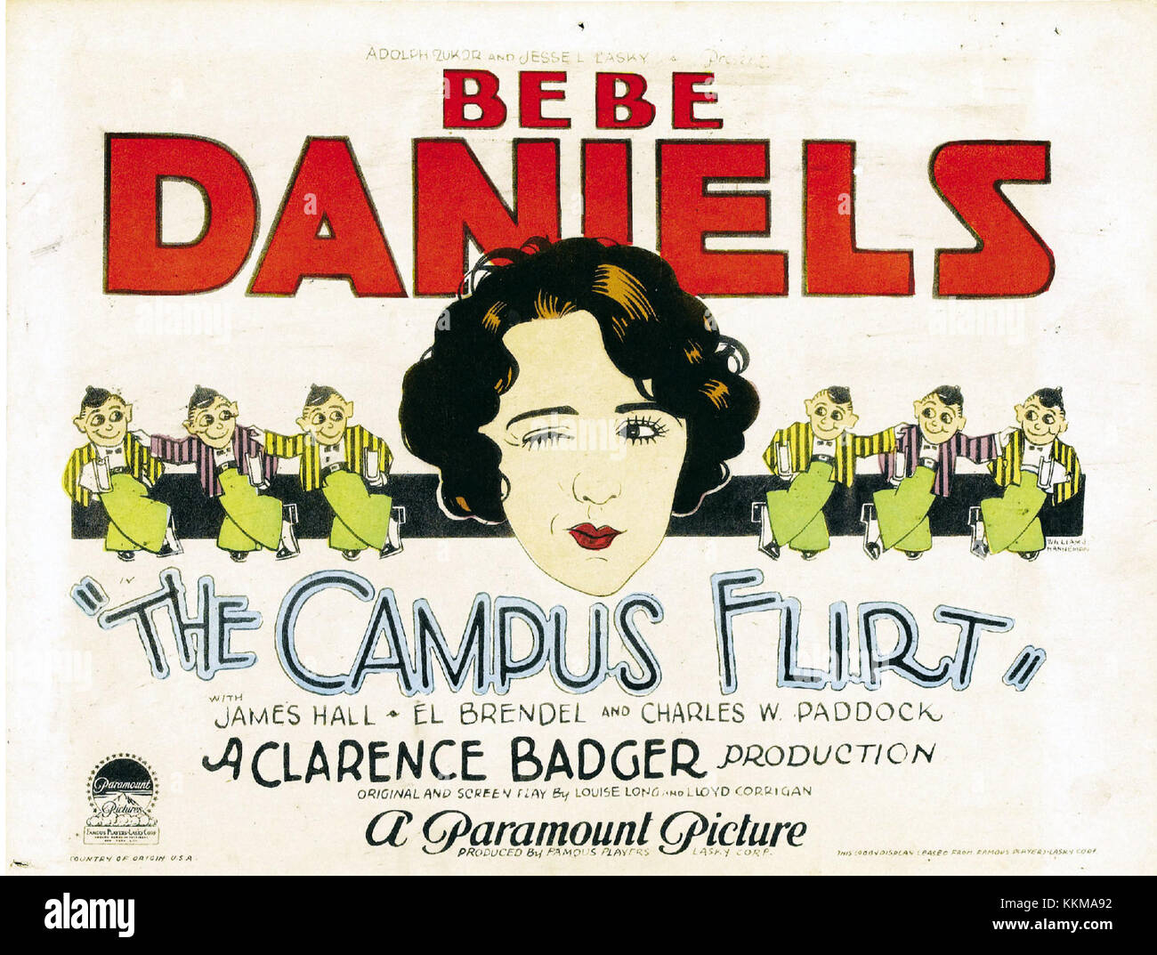 Campus Flirt is a film, and this lobby card features a promotional ...