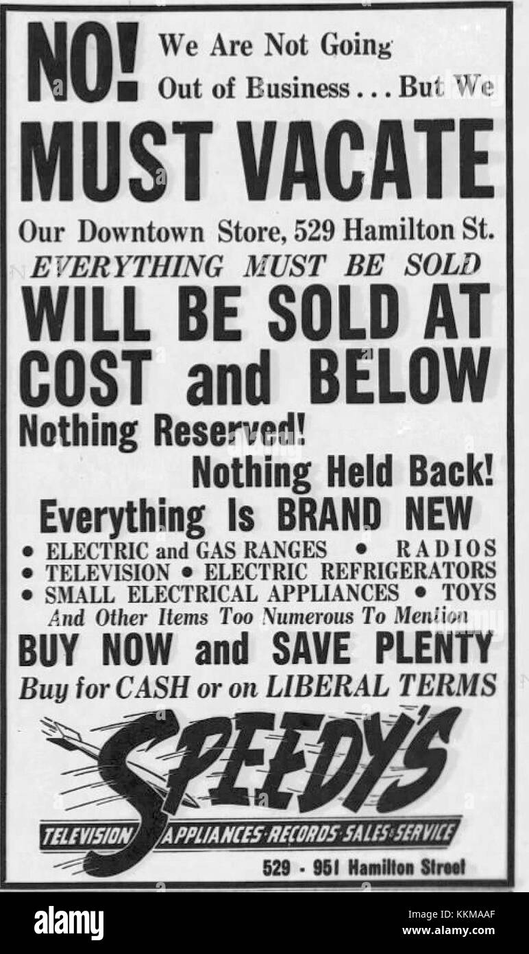 Records 1951 ad hi-res stock photography and images - Alamy