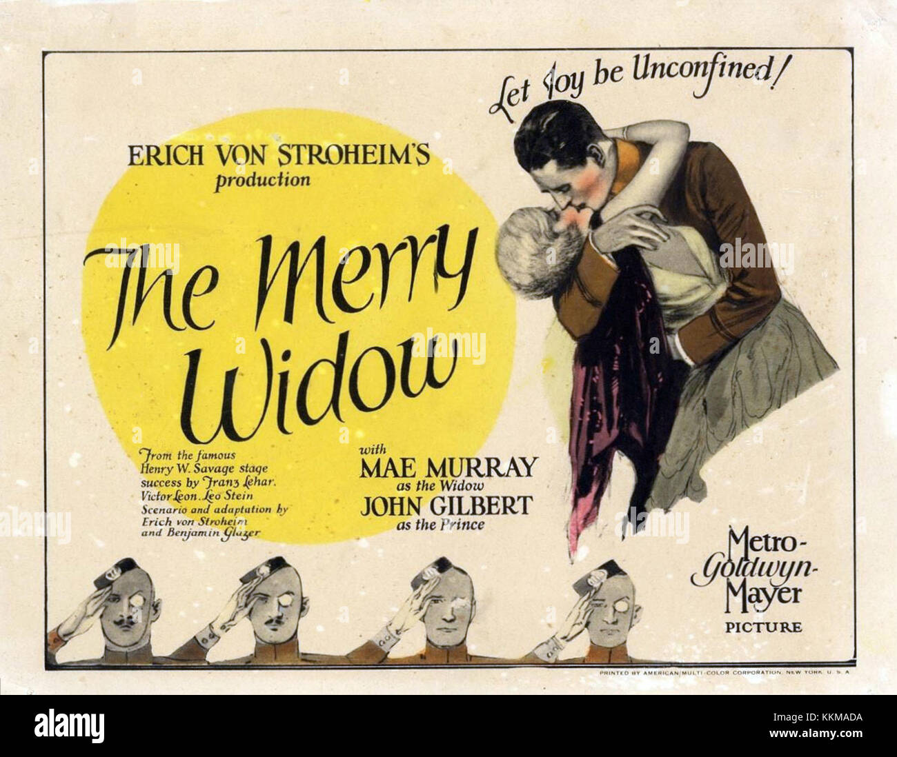Merry Widow lobby card Stock Photo - Alamy