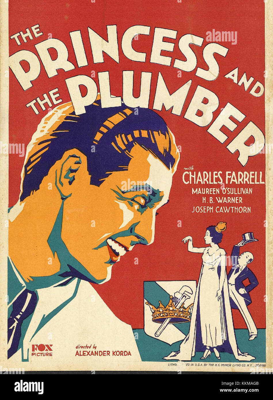 The poster for 'The Princess and the Plumber' features the film’s key ...