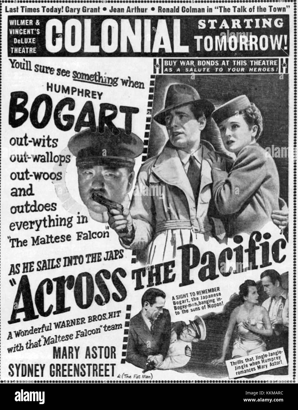 The 1942 advertisement for Colonial Theater in Allentown, Pennsylvania ...