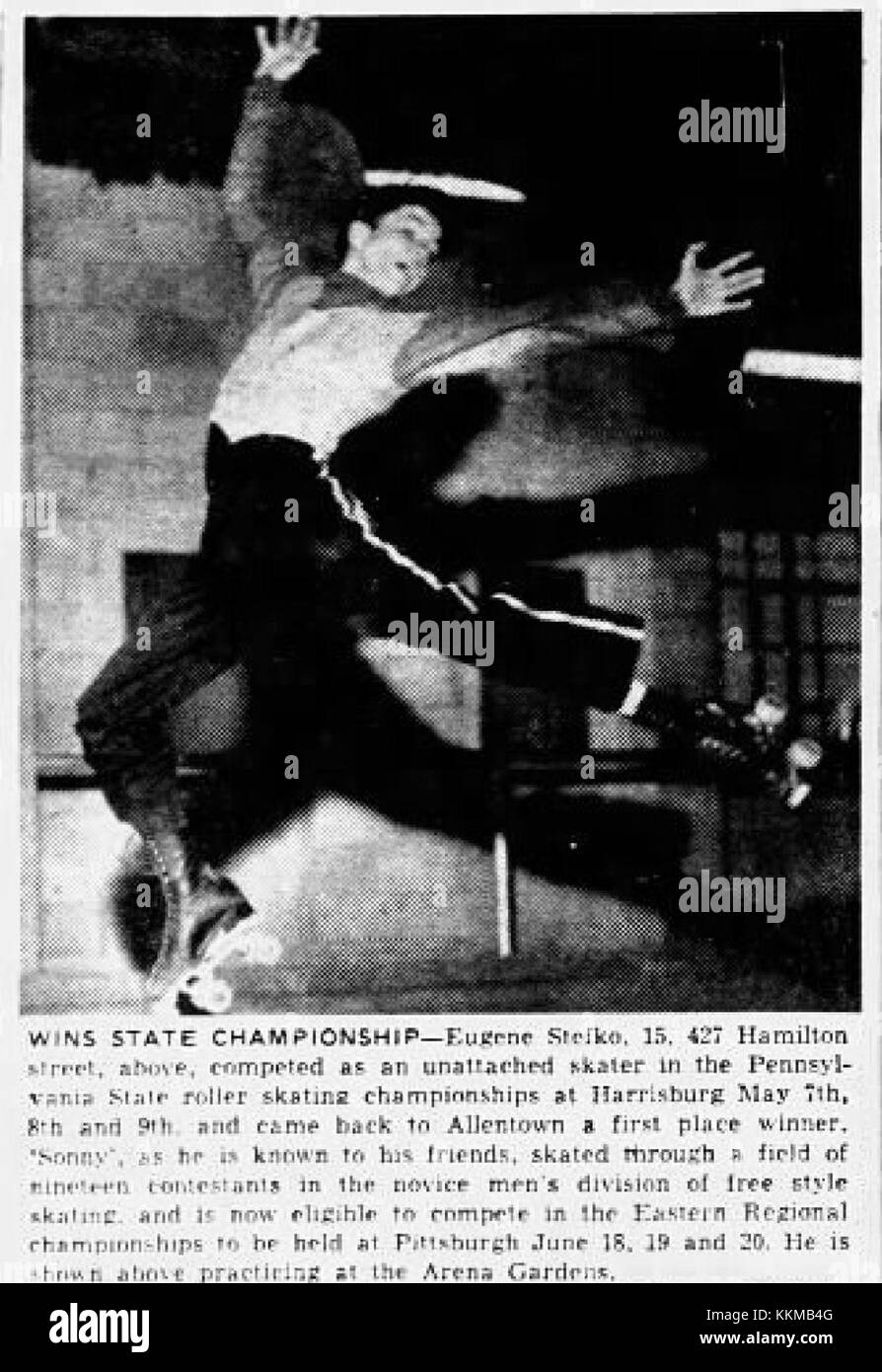 The 1959 event at Mealey's Skating Rink in Allentown, Pennsylvania, was ...