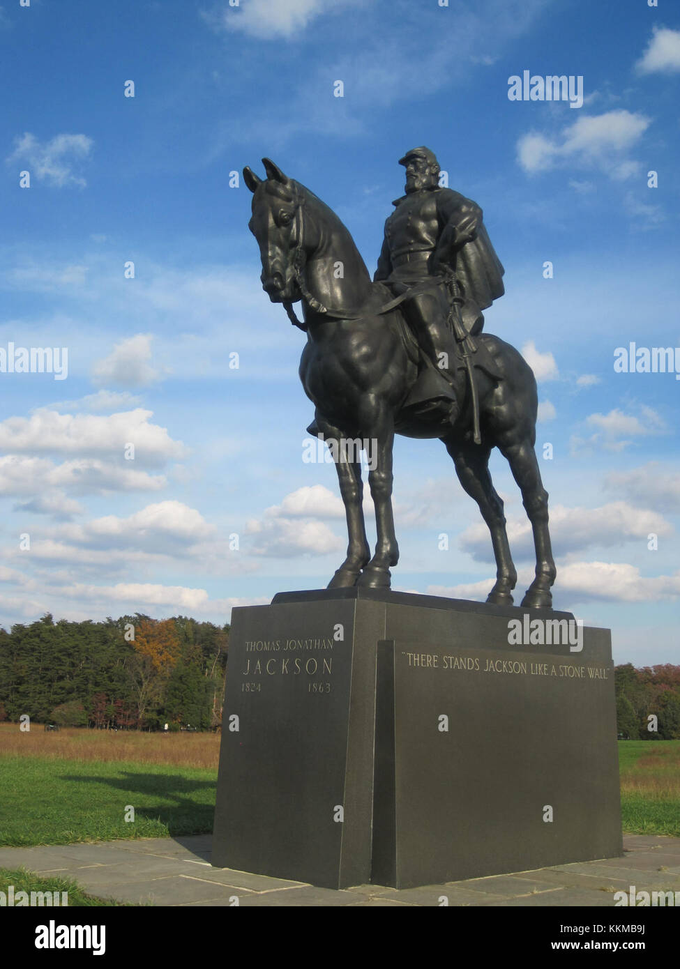 A depiction of Confederate General Stonewall Jackson, illustrating his ...