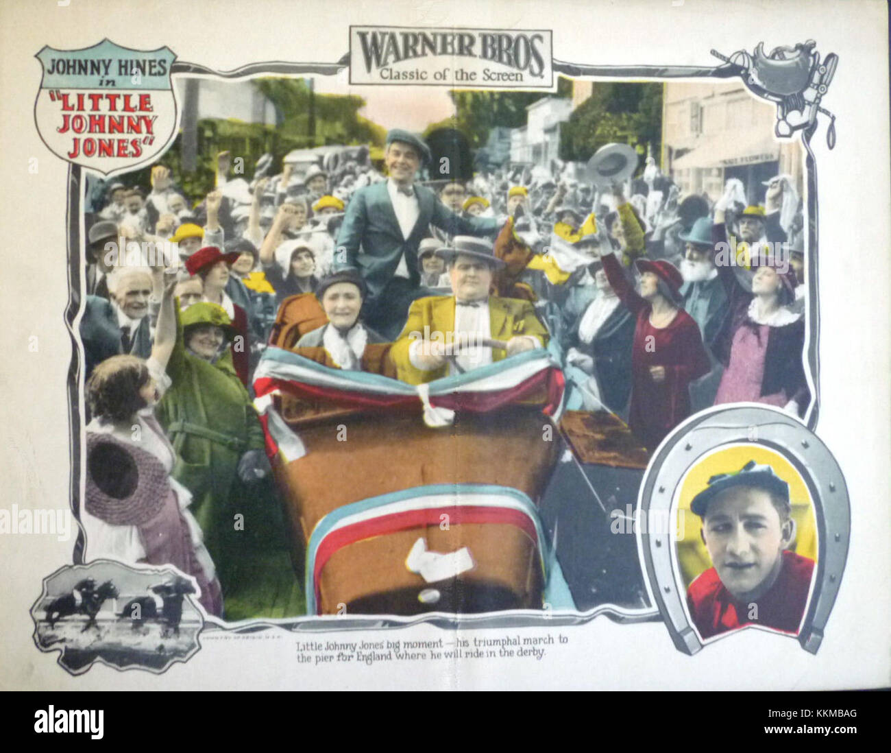 The lobby card for the 1904 Broadway musical 'Little Johnny Jones ...