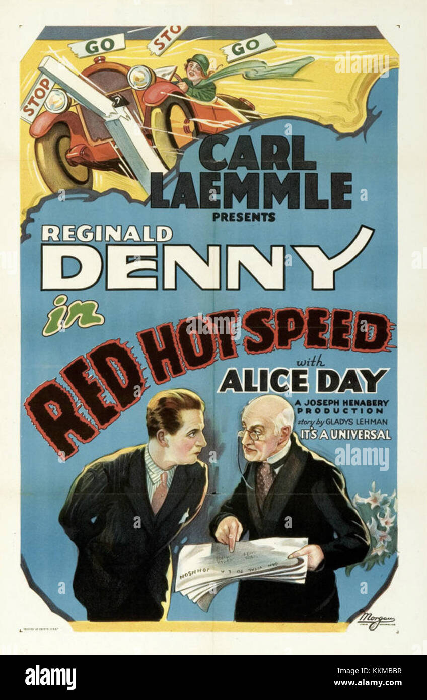 The Red Hot Speed poster is a promotional piece featuring dynamic and ...