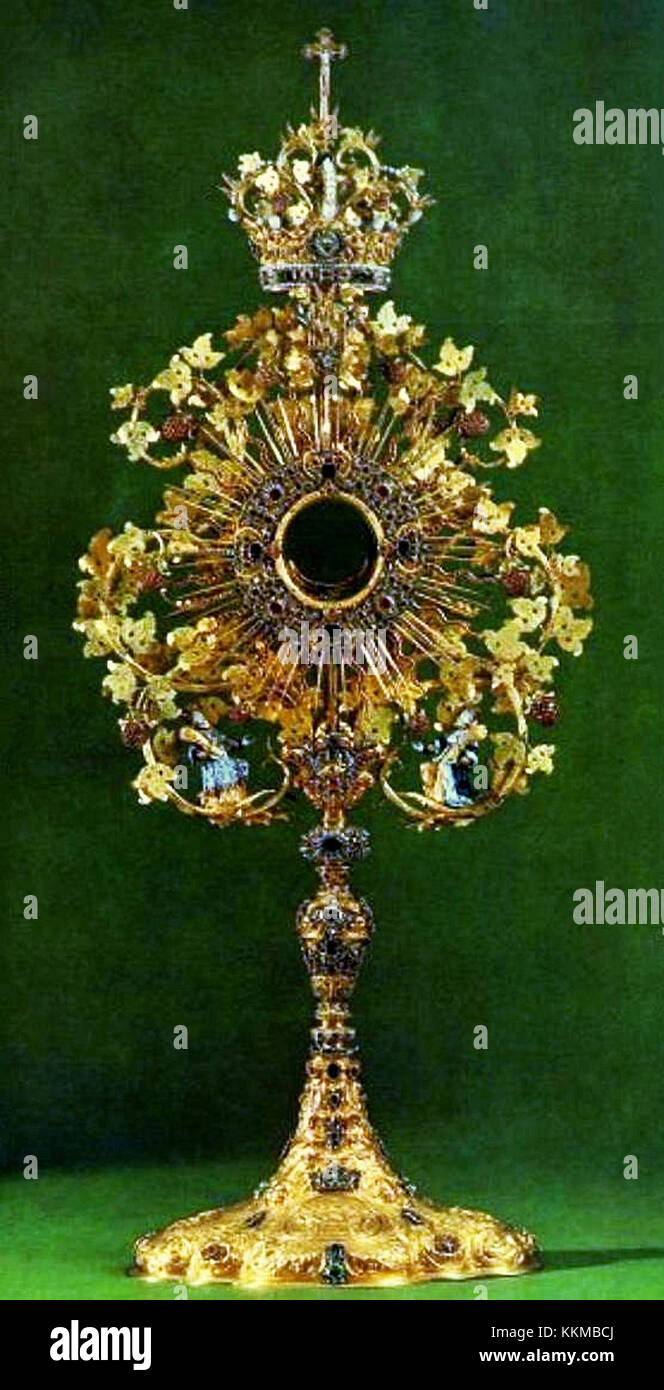 The monstrance created by Augustyn Kordecki is a religious artifact ...