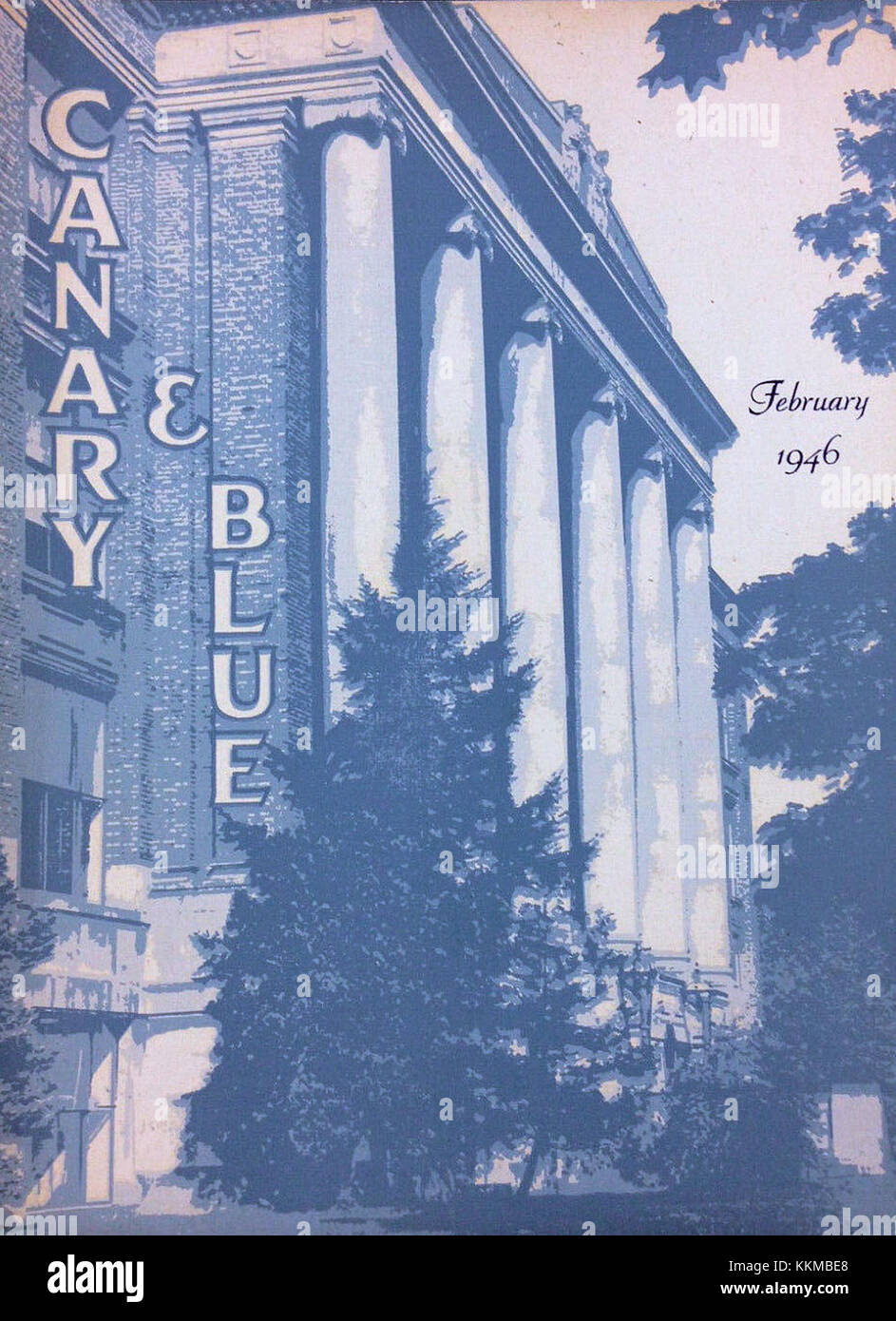 This is a February 1946 issue of the AHS Canary & Blue magazine from ...