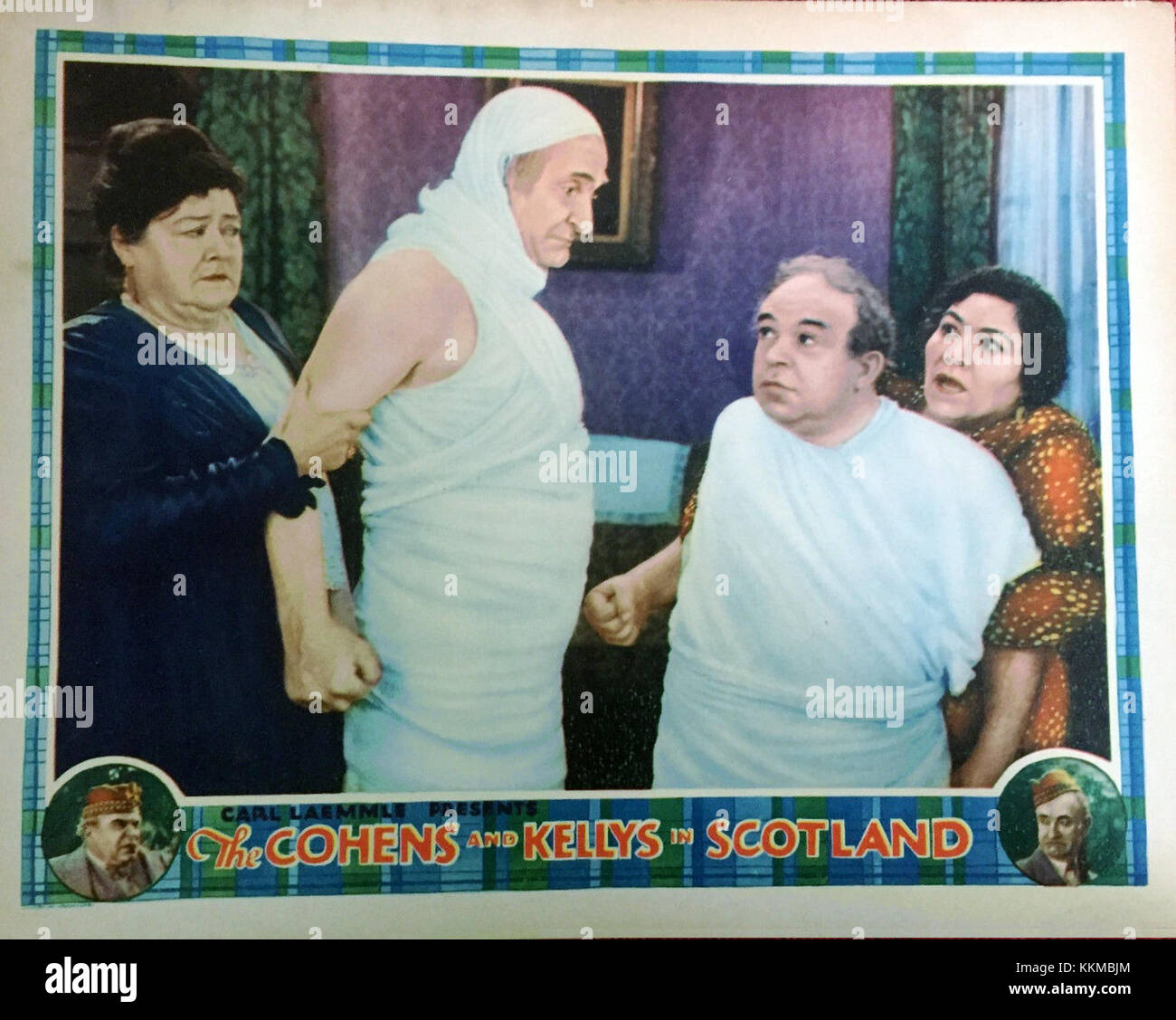 Lobby card for the 1930 American comedy film 'The Cohens and Kellys in ...