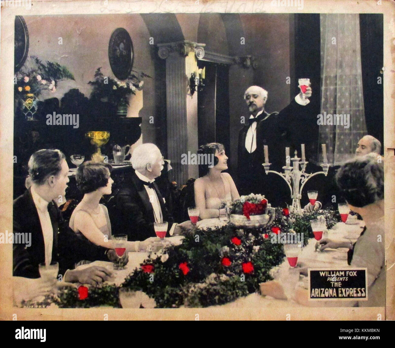 Lobby card from the film *Arizona Express*, showcasing key promotional ...