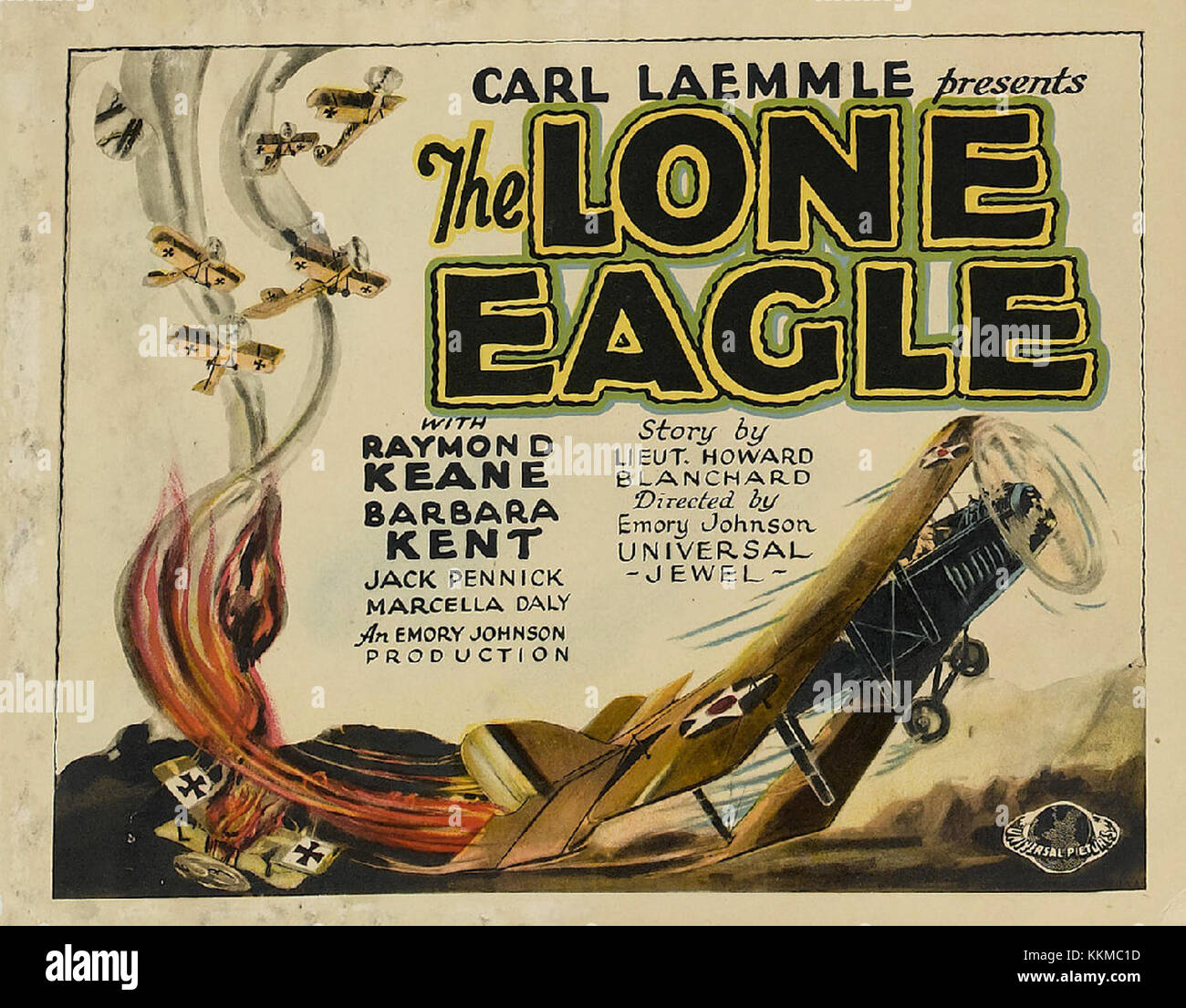 Lone Eagle lobby card Stock Photo - Alamy