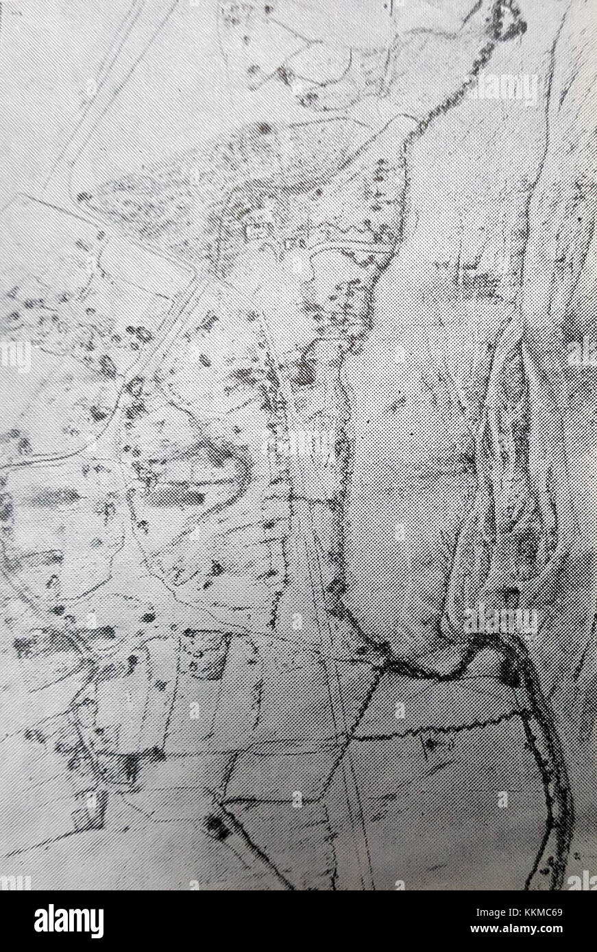 This image depicts the defensive positions of the Romanian troops along ...