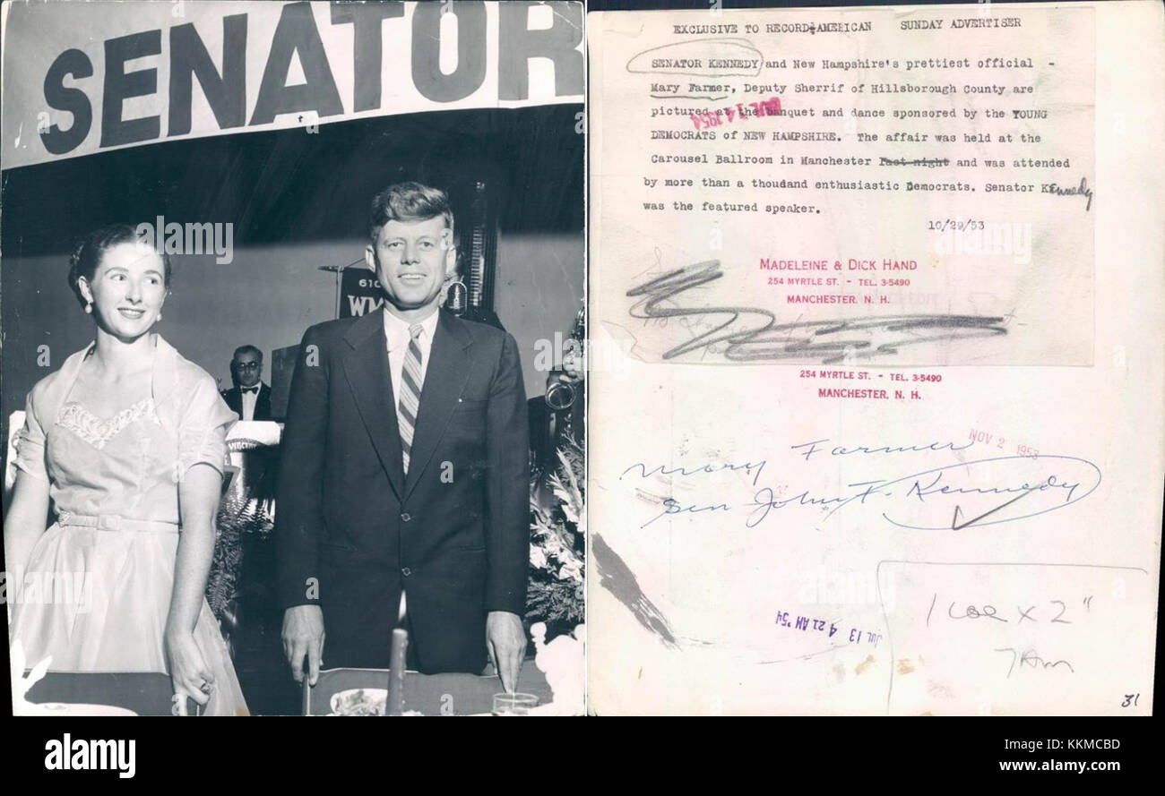 Senator john f kennedy hi-res stock photography and images - Alamy