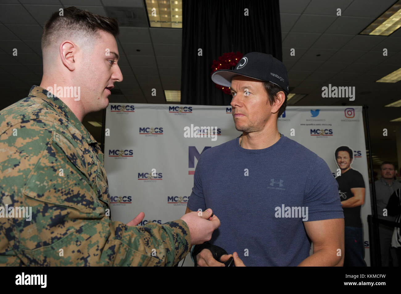 U.S. Marine Corps Cpl. Kaleb Dillard, left, combat videographer, Combat ...