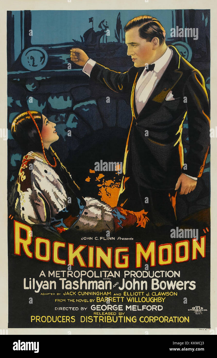 The 'Rocking Moon' poster likely refers to a piece of artistic or ...