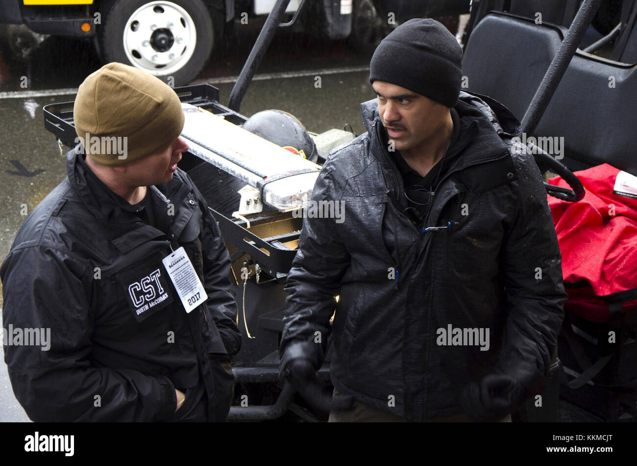 2nd Lt. Dustin McCormick (left) and Sgt. William Bean (right) from the ...