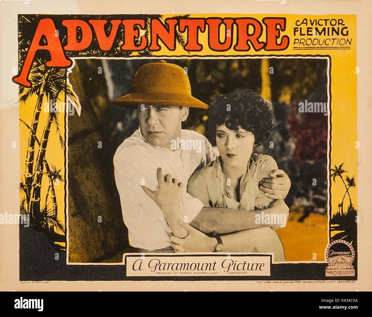 This lobby card is from the 1945 film 'Adventure,' a drama that explores themes of love and ...