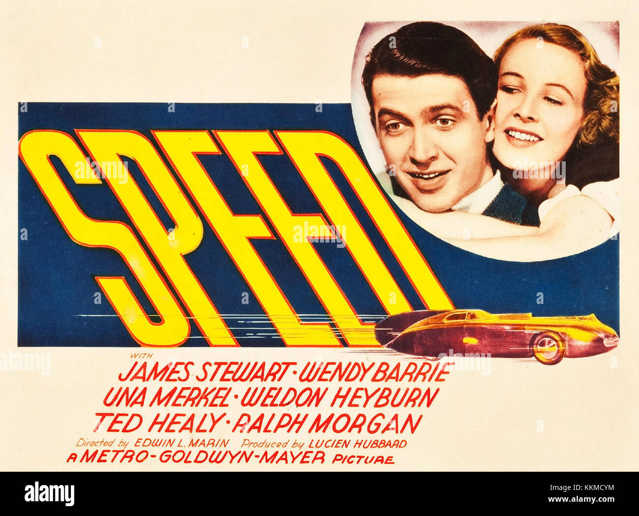 A lobby card from the 1994 action film 'Speed', featuring a dramatic ...