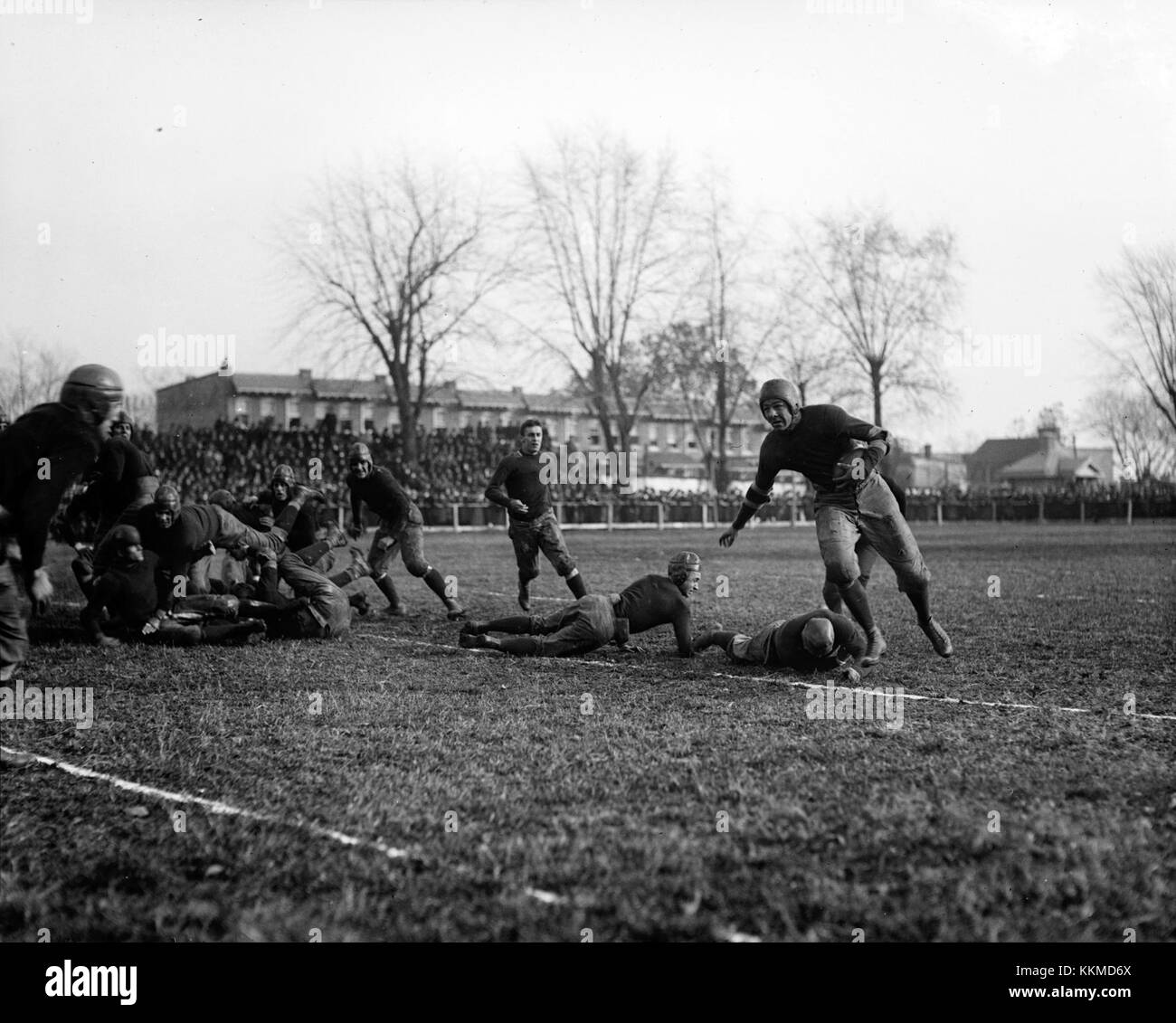 A historical photo from the Georgetown Hoyas vs. Washington & Lee ...