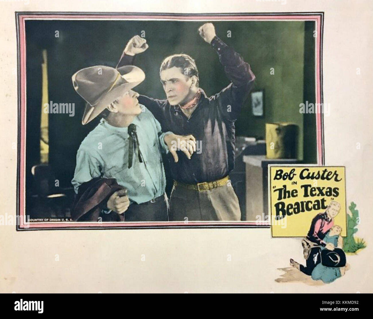 The Texas Bearcat lobby card is a promotional piece for the 1925 film ...