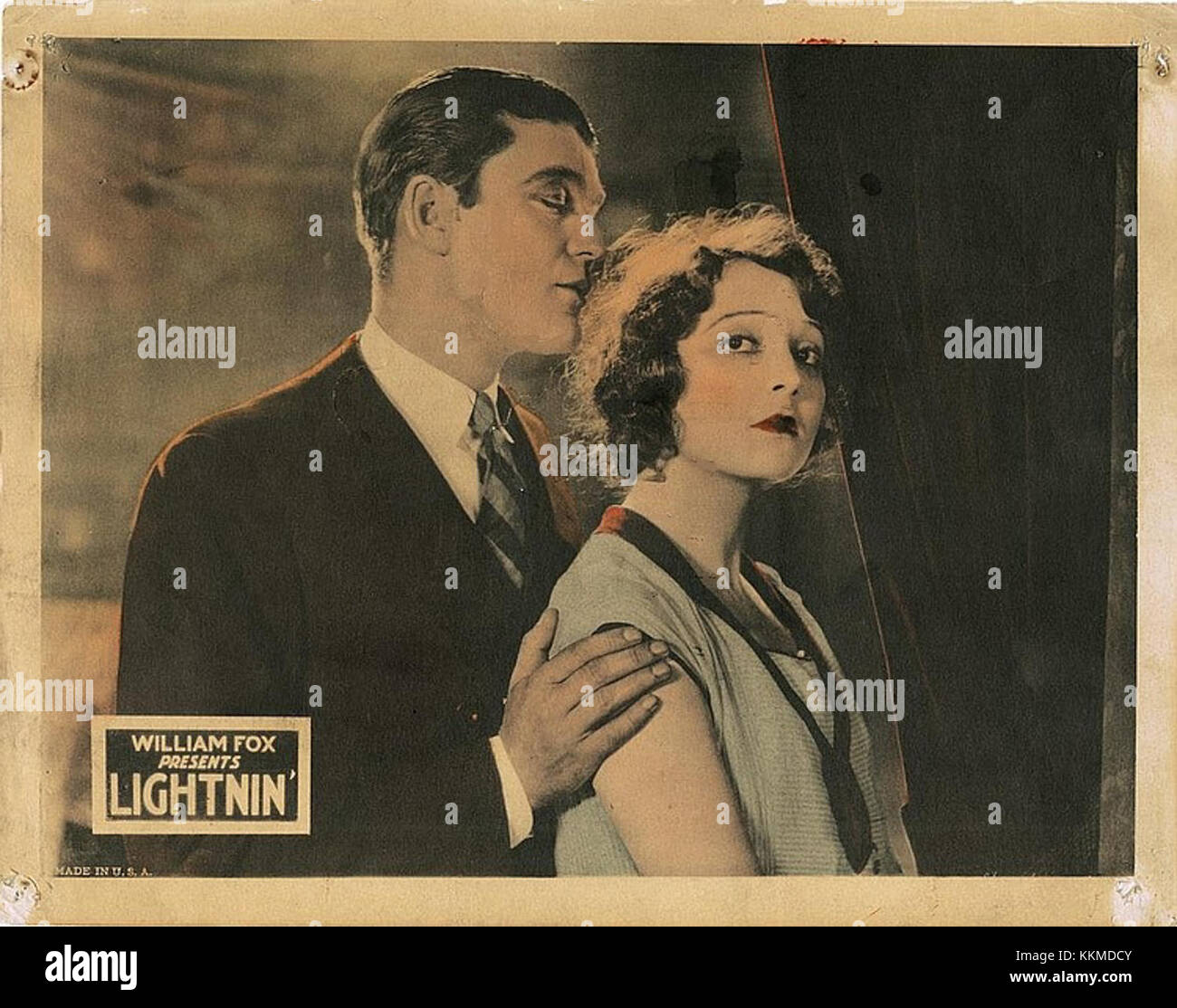 The Lightnin lobby card is a promotional item for the 1925 film *Lightnin’*, featuring the main ...