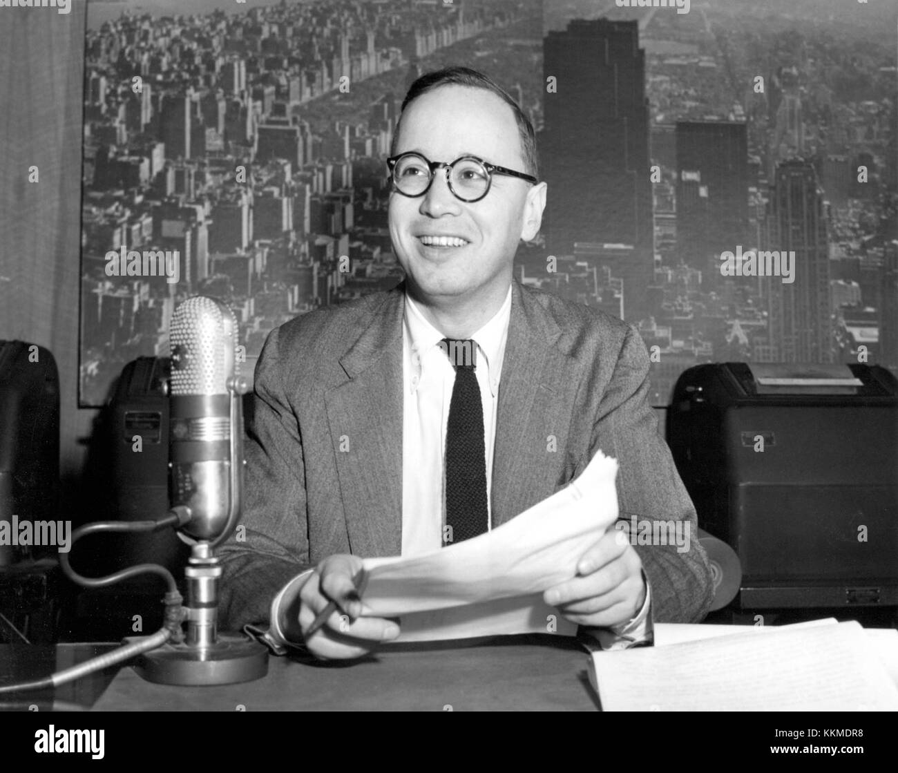 Arthur Schlesinger, Jr. NBC-TV program 1951 Stock Photo - Alamy