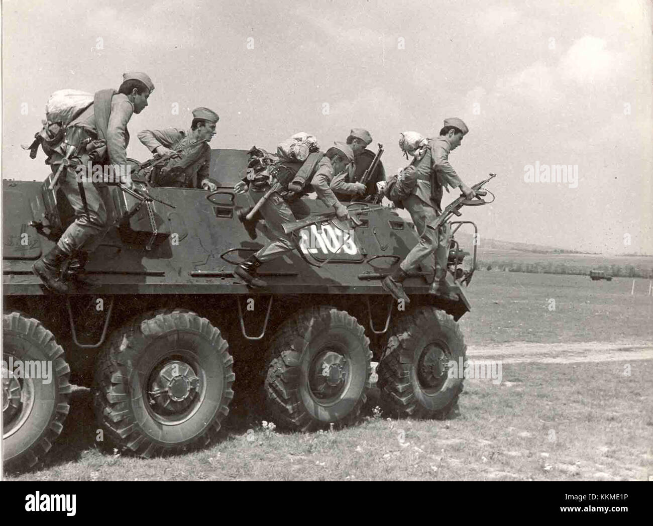 The Romanian Border Guards TAB-711 is a military vehicle used by ...