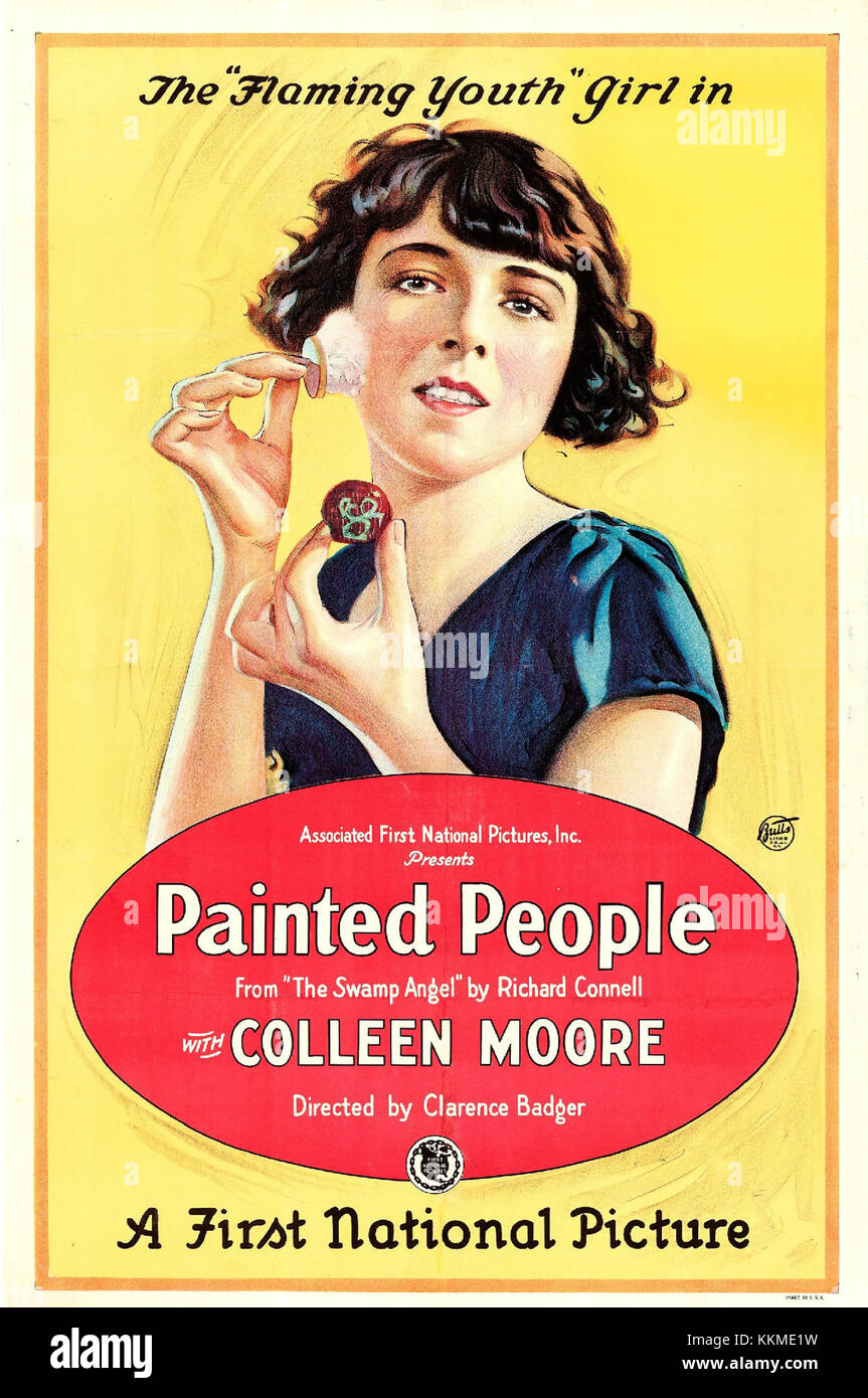 The *Painted People* poster promotes a film or exhibit, showcasing an ...