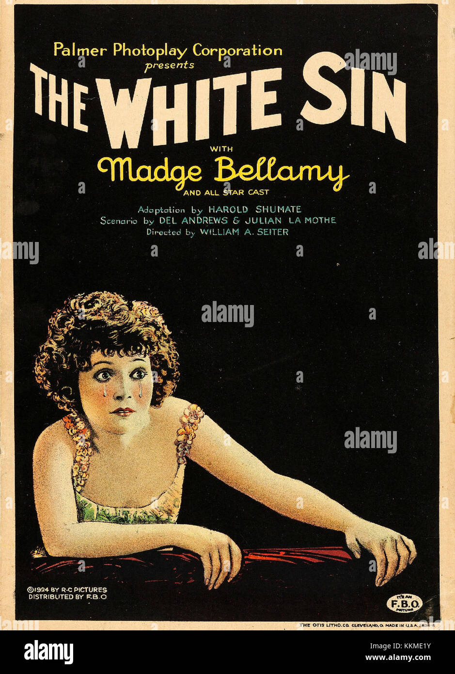 The 'White Sin' poster promotes a movie or work of art titled 'White ...