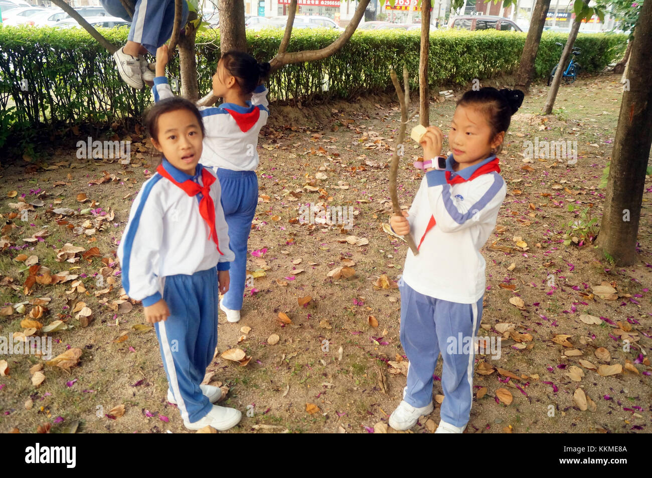 Primary school girls hi-res stock photography and images - Alamy